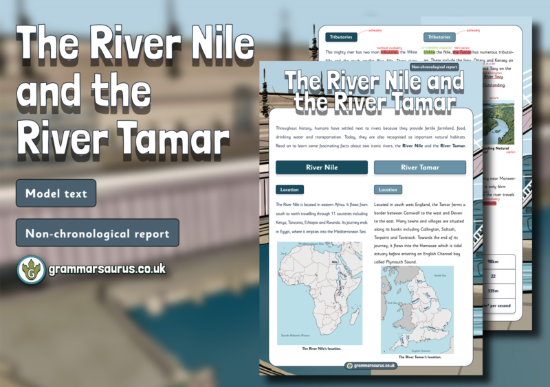 Year 4 Model Text – Non-chronological report – The River Nile and the ...
