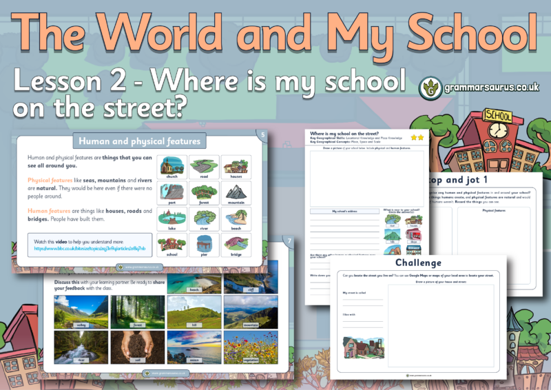 Year 1 Geography – The World and My School – Where is my school on my ...