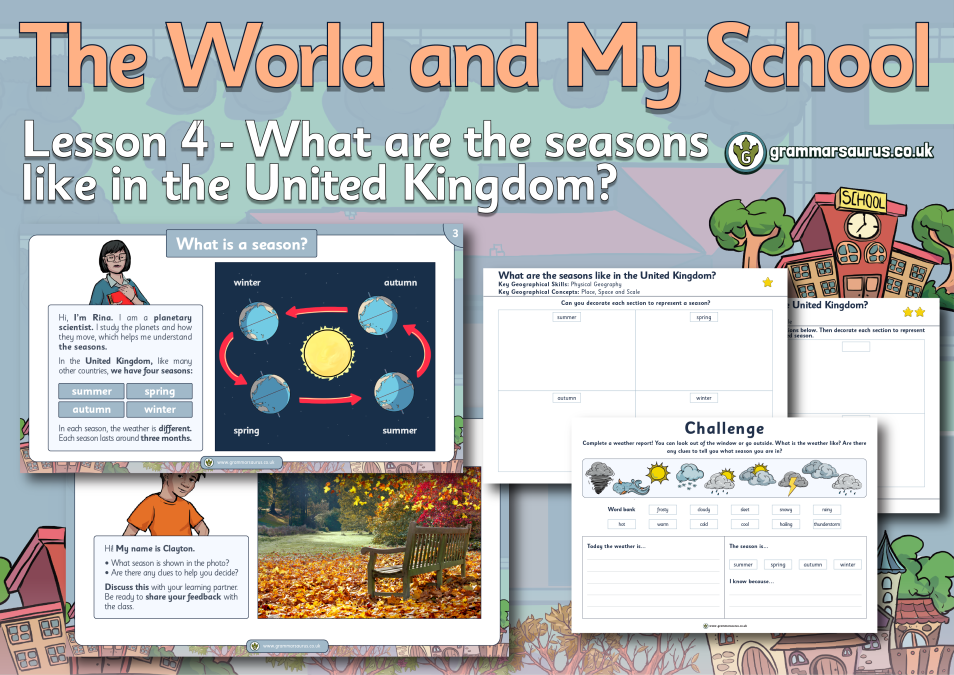 Year 1 Geography – The World and My School – What are the seasons like ...