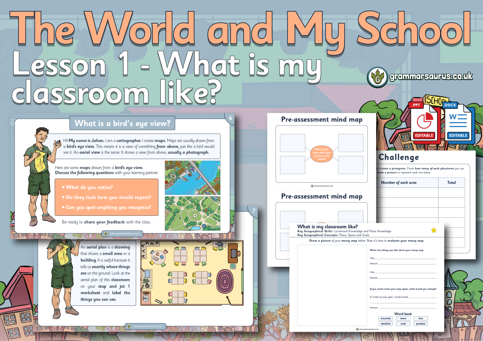 Year 1 Geography - The World and My School - What is my classroom like ...
