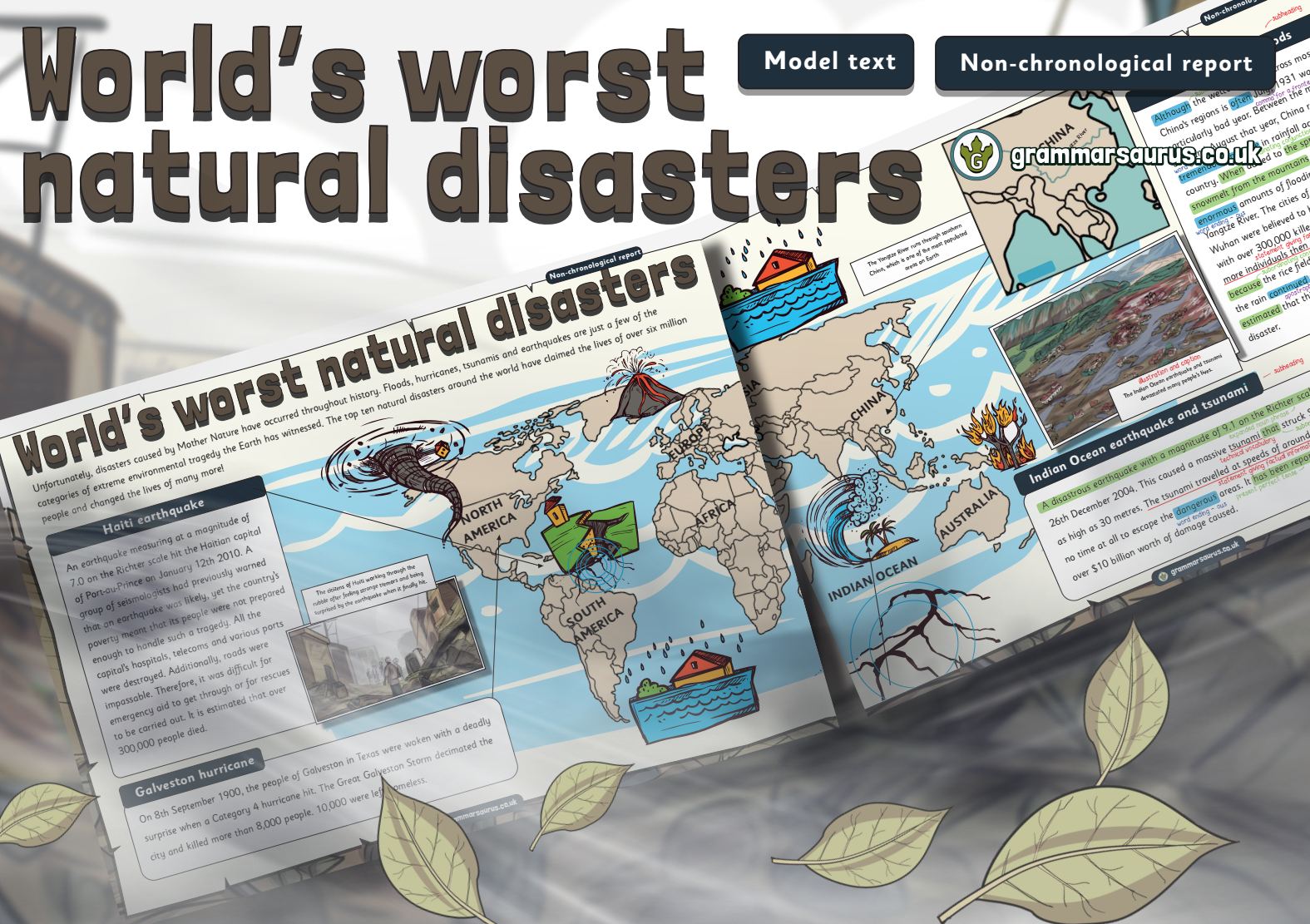 Year 4 Model Text – Non-chronological report – World's worst natural ...