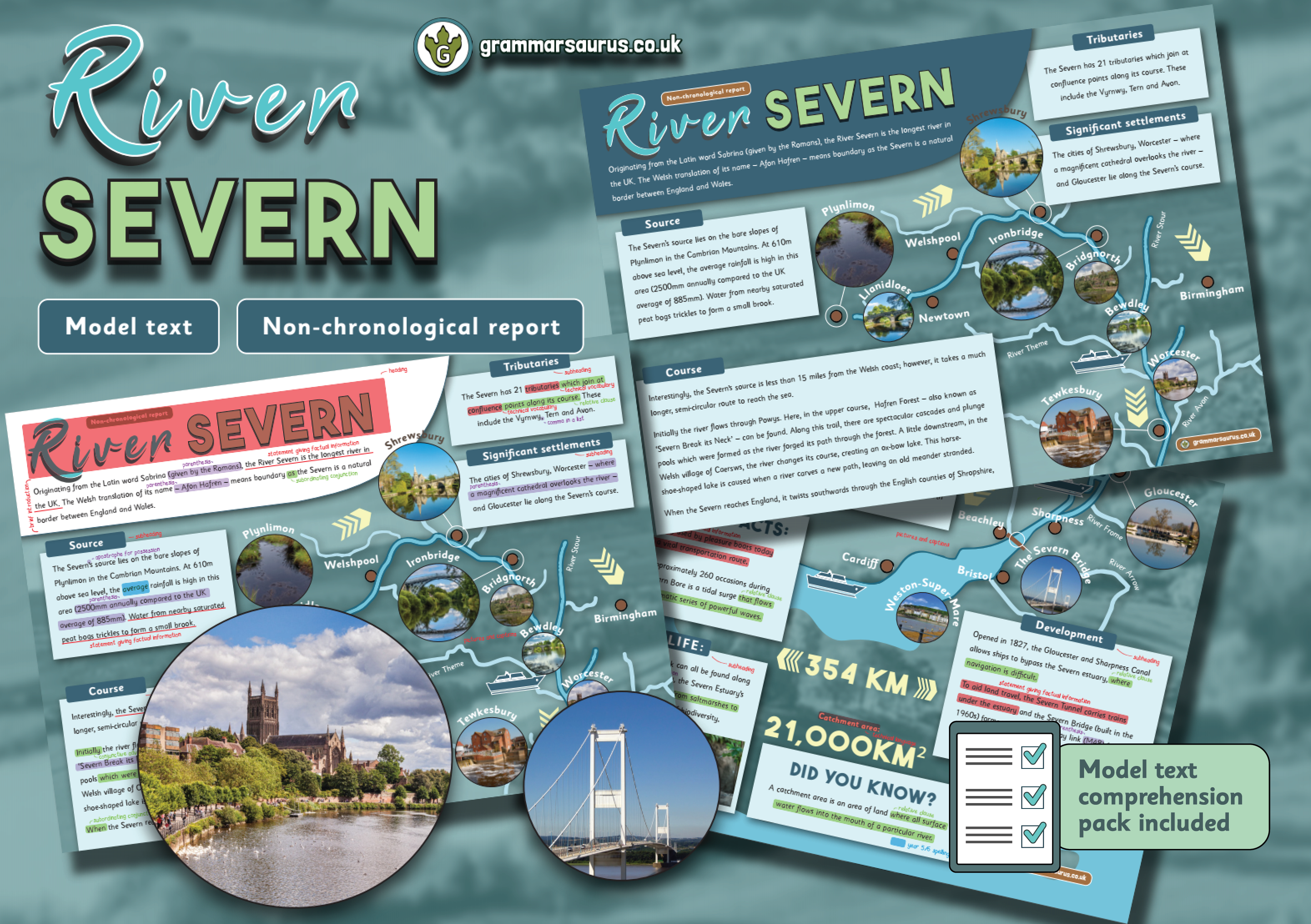 Year 5 Model Text – Non-chronological report – River Severn - Grammarsaurus