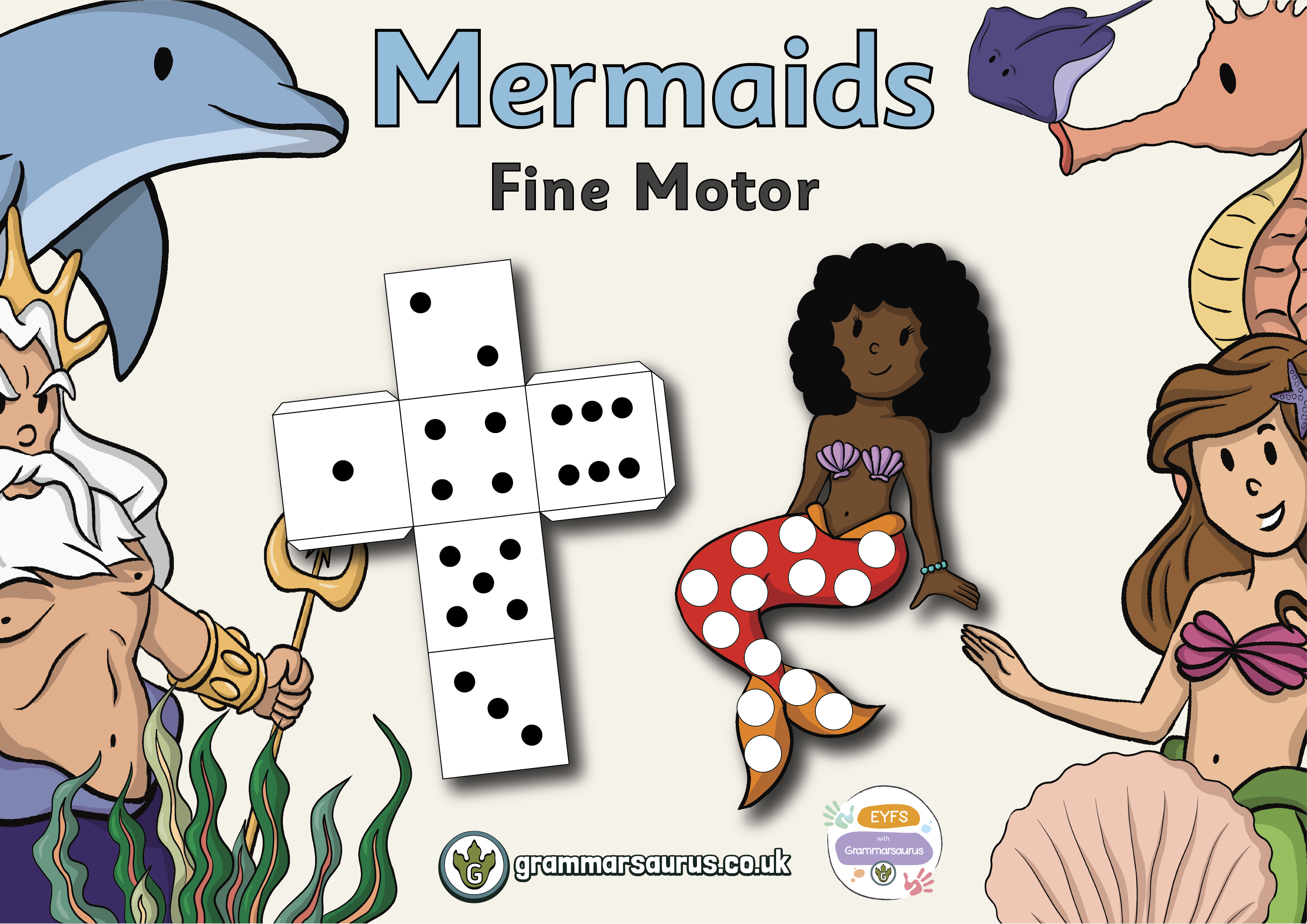 EYFS Mermaids – Fine Motor - Grammarsaurus