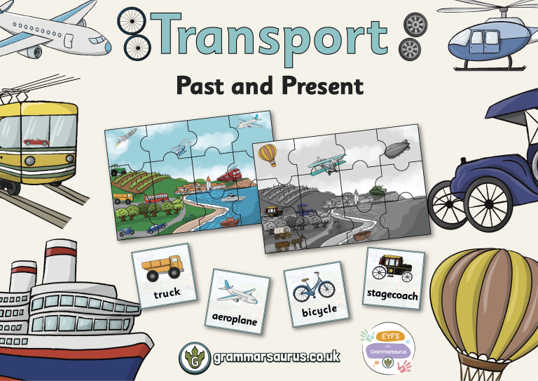 EYFS Transport – Transport in the Past and Present - Grammarsaurus