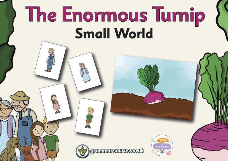 EYFS The Enormous Turnip - Small World - Grammarsaurus