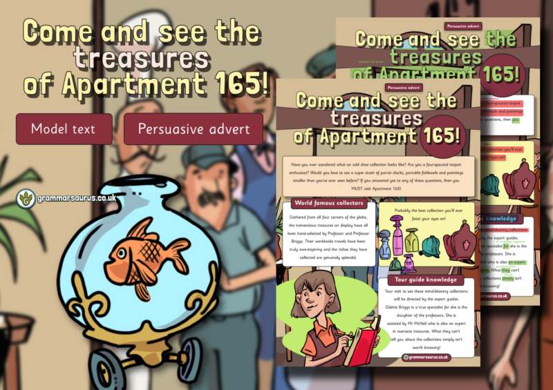 Y3 Persuasive - Advert/Leaflet/Letter - Grammarsaurus