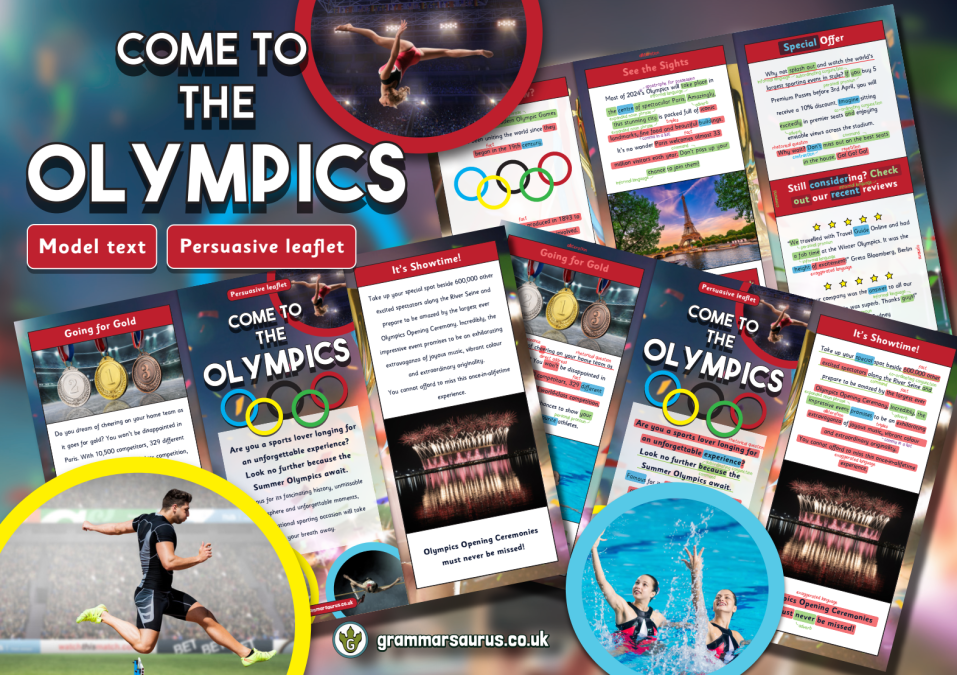 Year 3 Model Text – Persuasive leaflet – Come to the Olympics ( gbsct ...