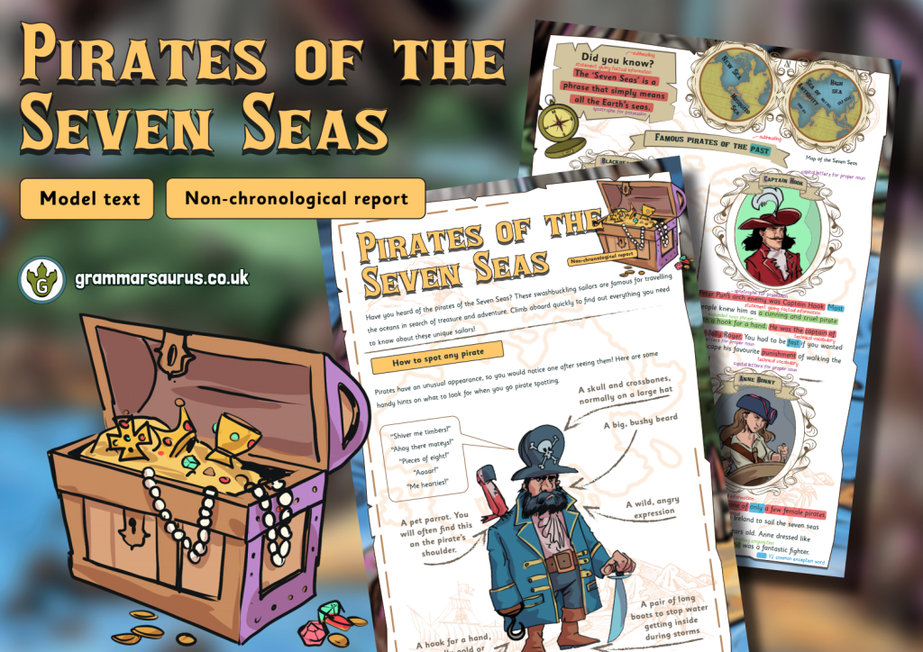 Year 2 Model Text – Non-chronological report – Pirates of the seven ...