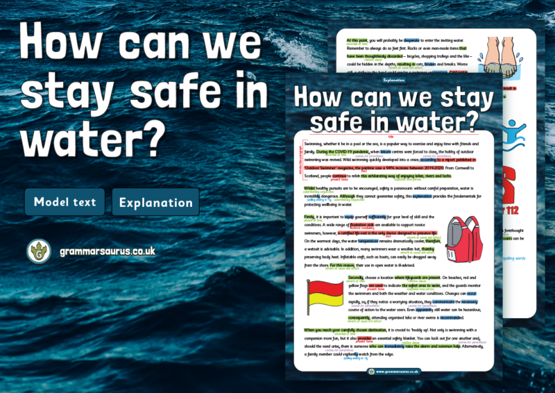 Year 5 Model Text – Explanation – How can we stay safe in water ...