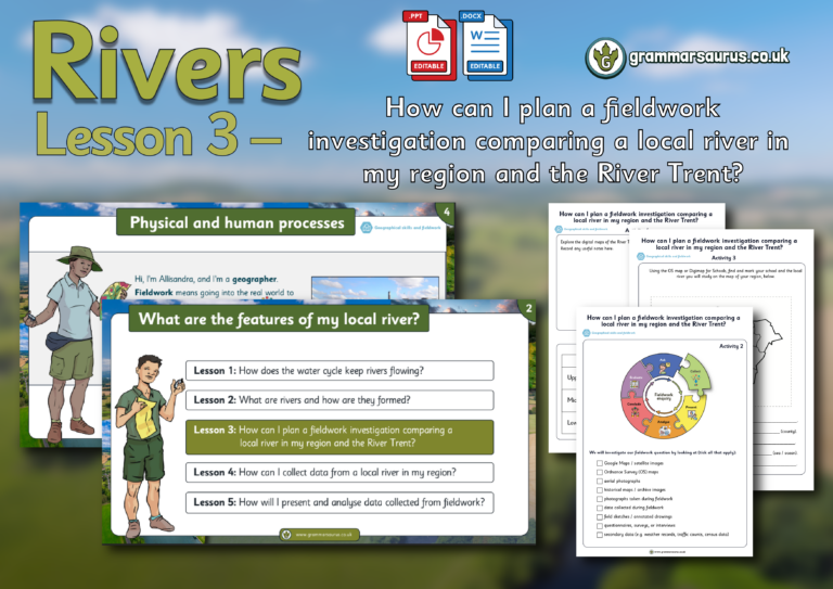 Year 5 – Rivers – How can I plan a fieldwork investigation comparing a ...