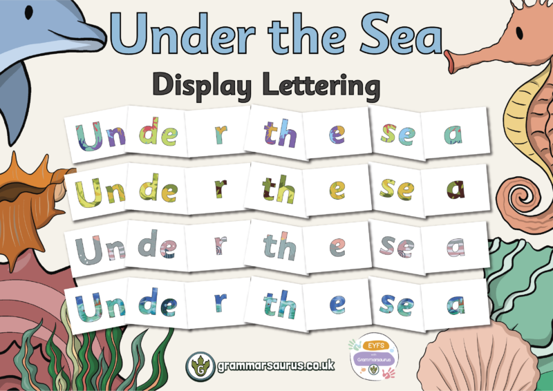 EYFS - Classroom Resources & Display - Grammarsaurus