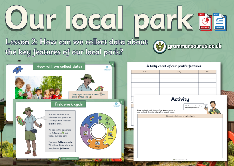 Year 1 Geography - Our Local Park - How can we collect data about the ...