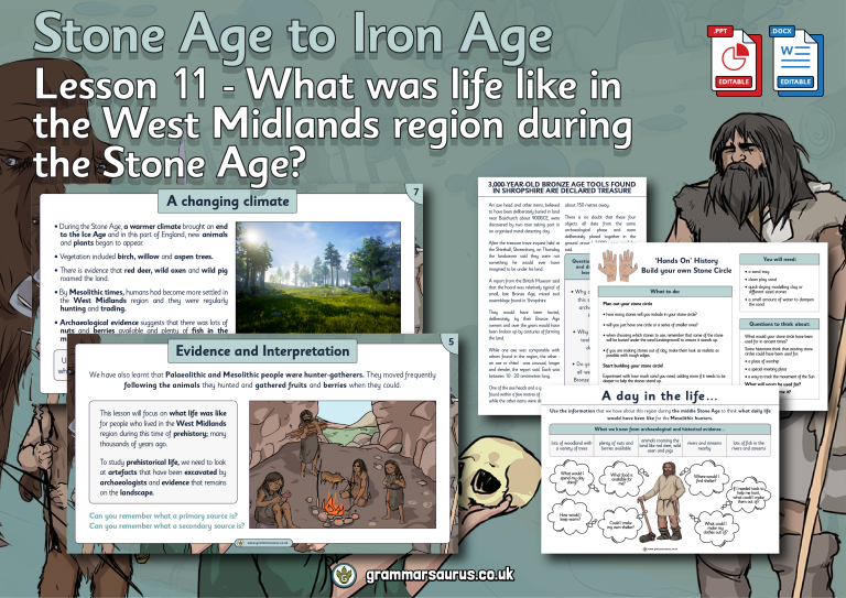 Year 3 History – Stone age to Iron age – What was life like in the West ...