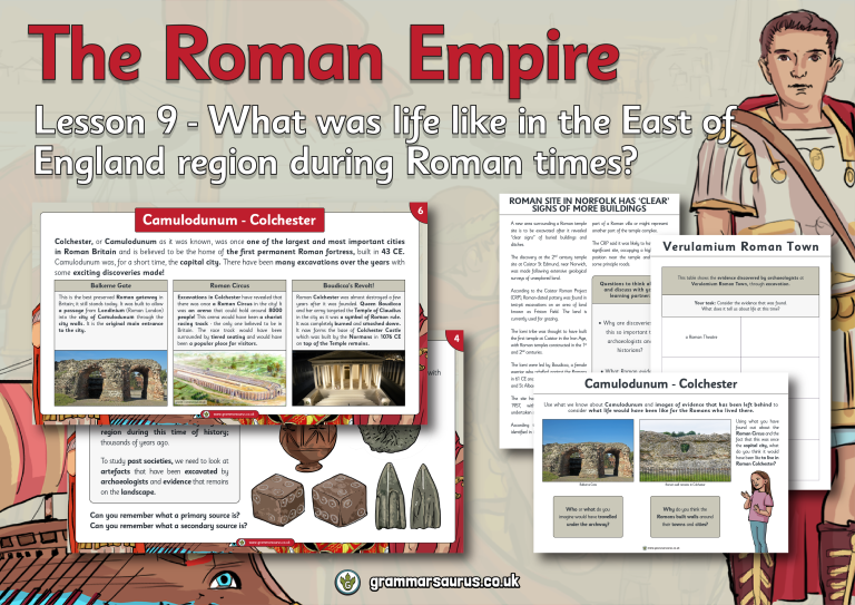 Year 4 History – The Roman Empire – What was life like in the East of ...