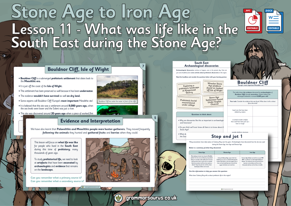 Year 3 History – Stone age to Iron age – What was life like in the ...
