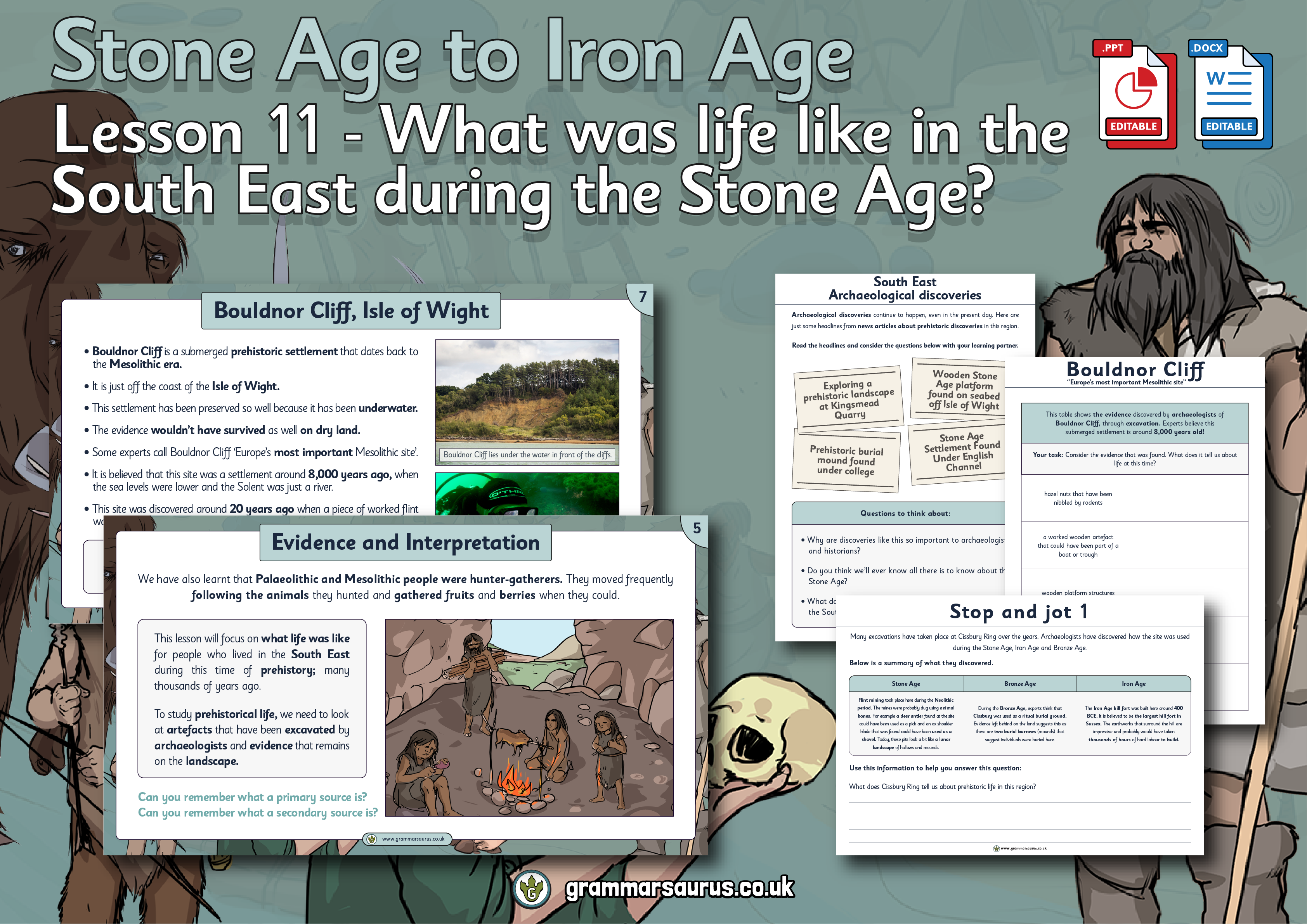 Year 3 History – Stone age to Iron age – What was life like in the ...
