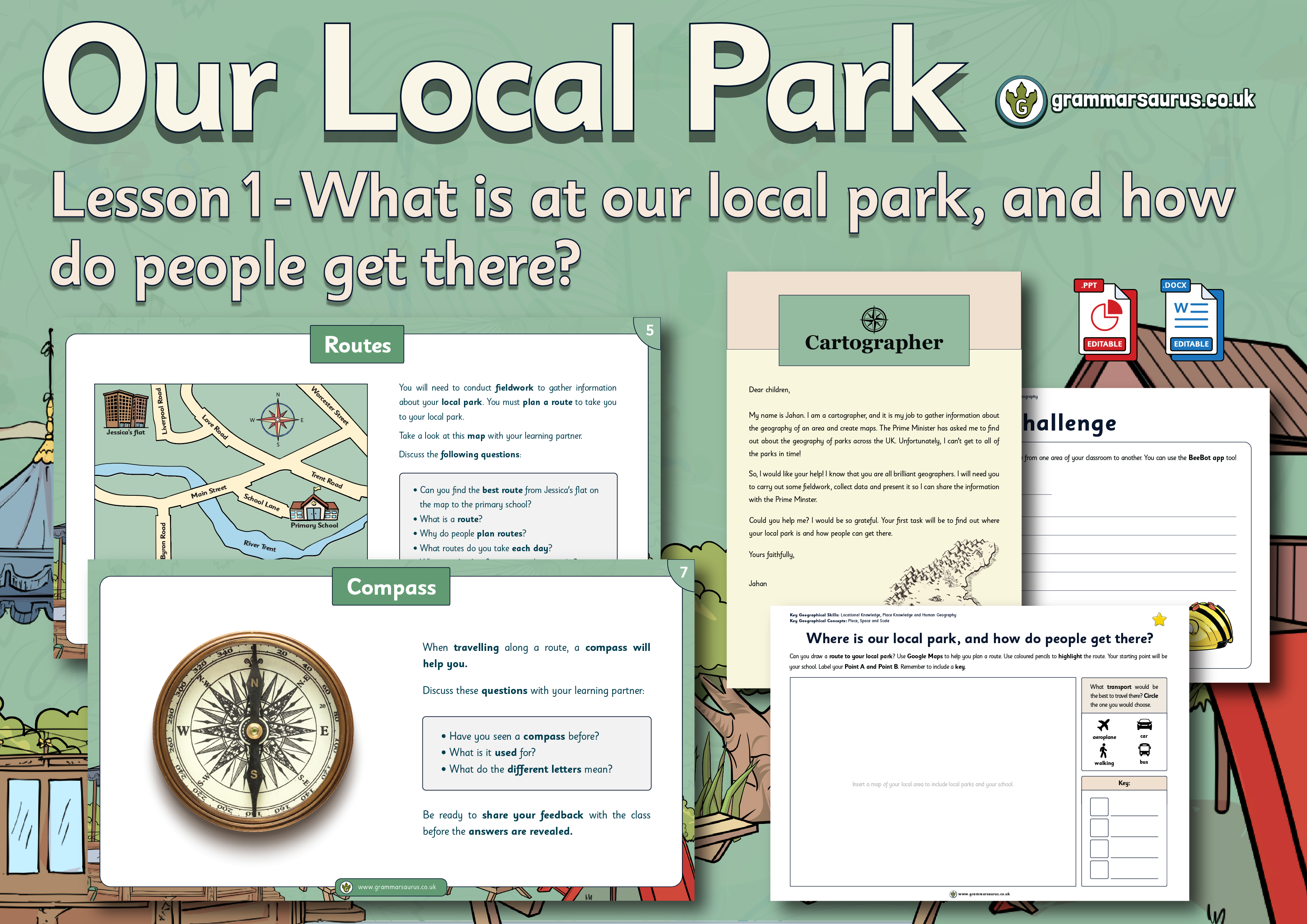 Year 1 Geography – Our Local Park – What is at our local park, and how ...