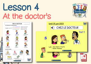 Year 5 French – At the doctor's – Lesson 4 - Grammarsaurus