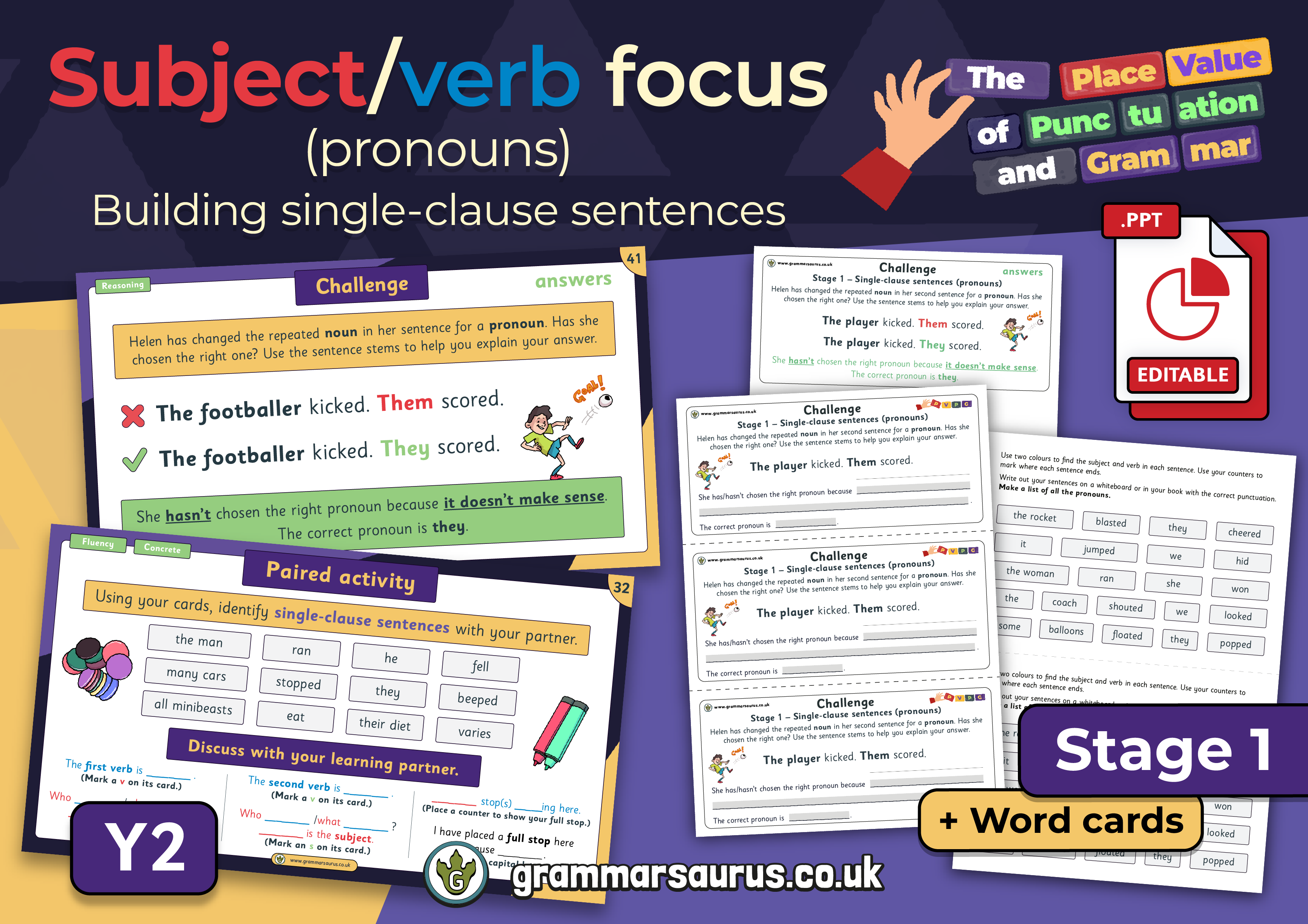 Website ad - Grammarsaurus