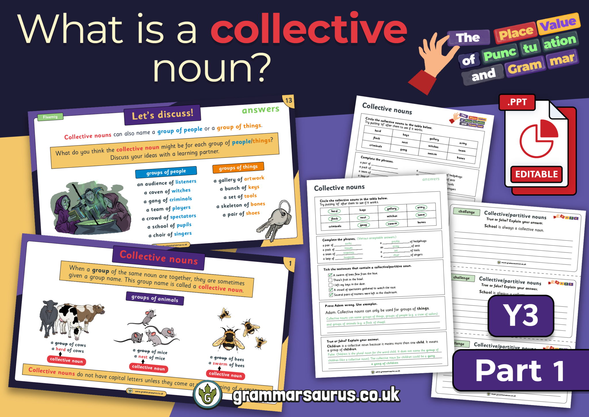 Year 3 The Place Value of Punctuation and Grammar – Collective ...