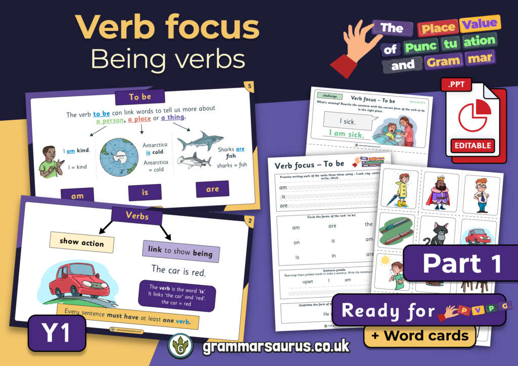 Ready for The Place Value of Punctuation and Grammar – Verb focus ...