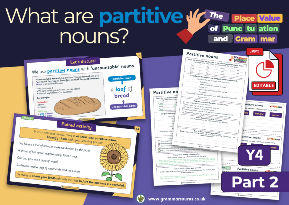 Year 4 The Place Value of Punctuation and Grammar - Collective ...