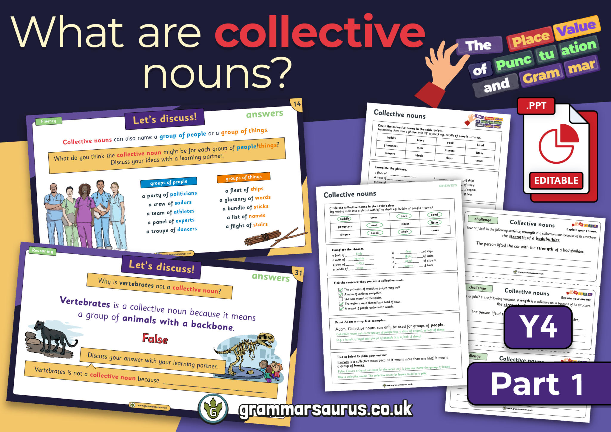 Year 4 The Place Value of Punctuation and Grammar - Collective ...