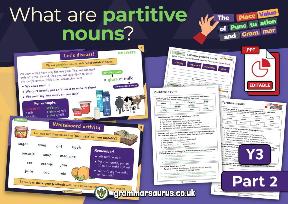 Year 3 The Place Value of Punctuation and Grammar – Collective ...