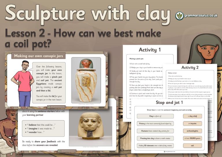 Year 4 Art - Sculpture - How can we best make a coil pot? Lesson 2 ...