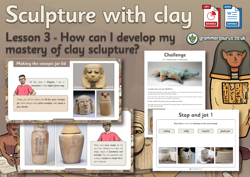 Year 4 Art - Sculpture - How can I develop my mastery of clay sculpture ...