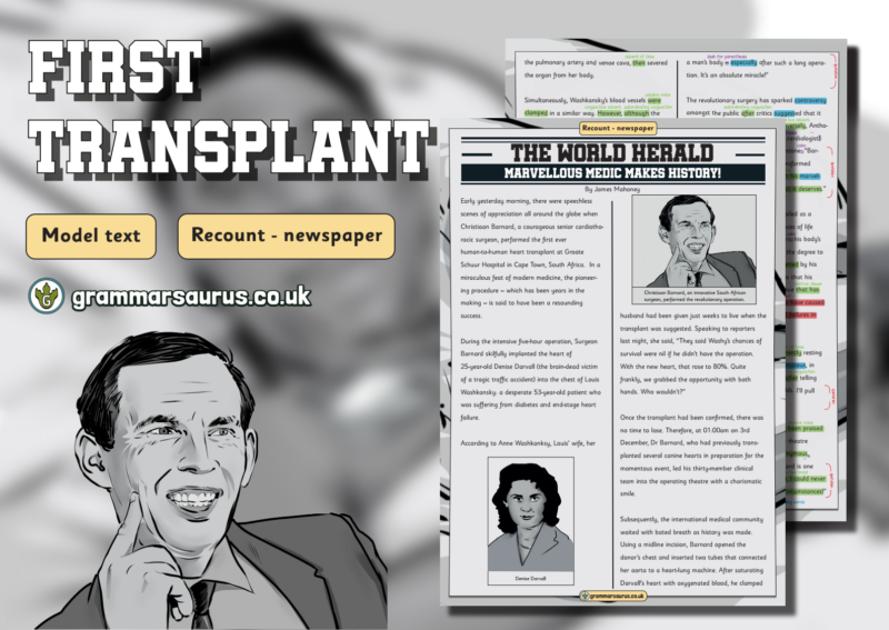 KS2 Model Texts - Grammarsaurus