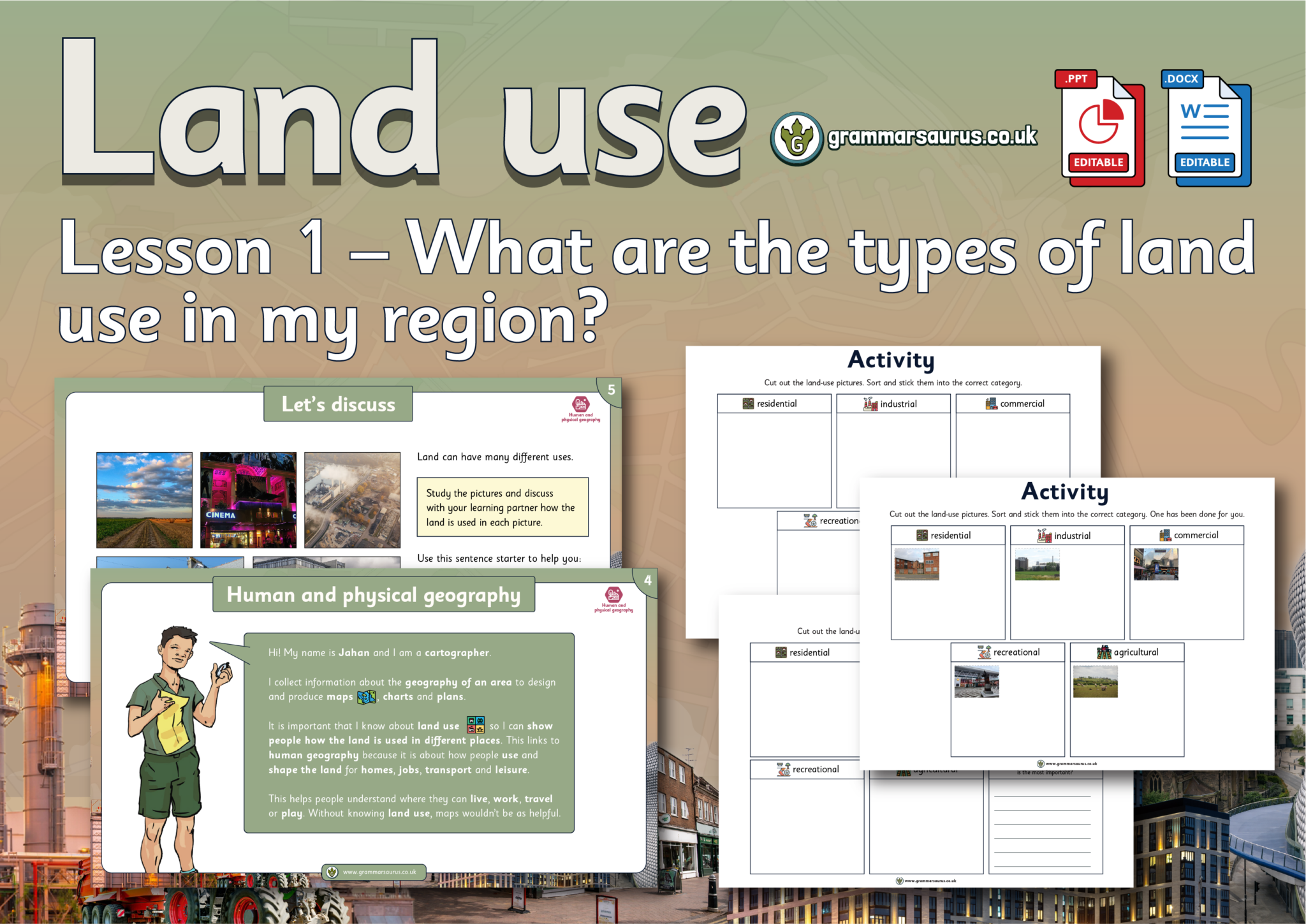 Year 3 Geography – Land Use (Fieldwork unit) - What are the types of ...