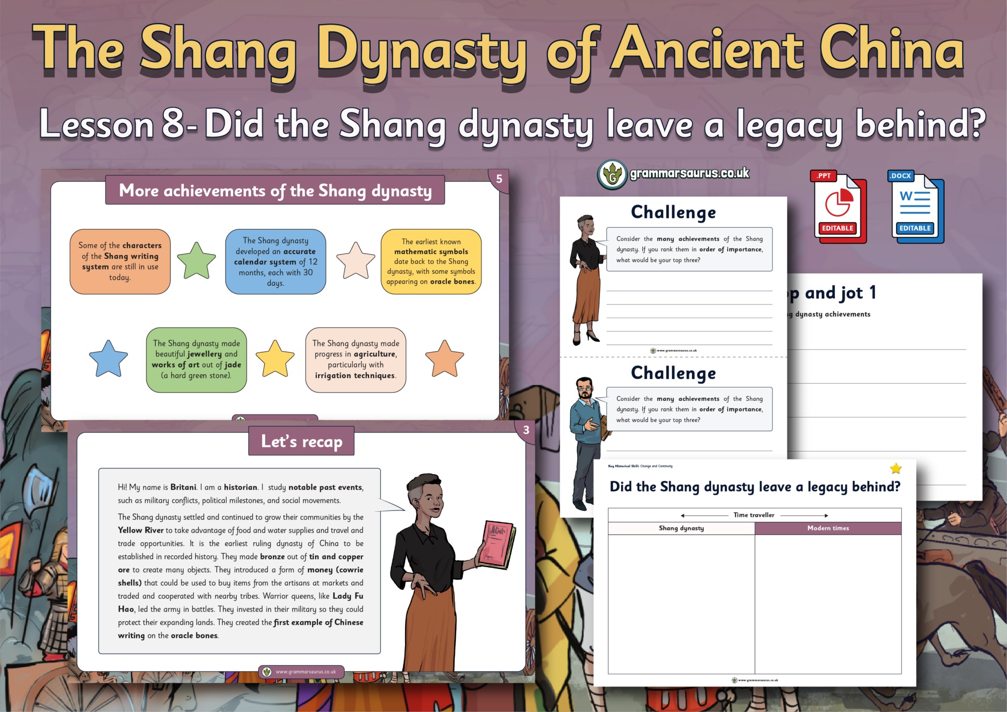 Year 3 Shang Dynasty - Did the Shang Dynasty leave a legacy behind ...