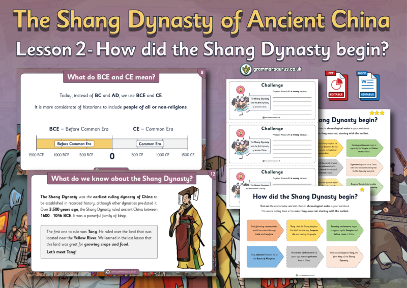 Year 3 Shang Dynasty - How did the Shang Dynasty begin? Lesson 2 ...