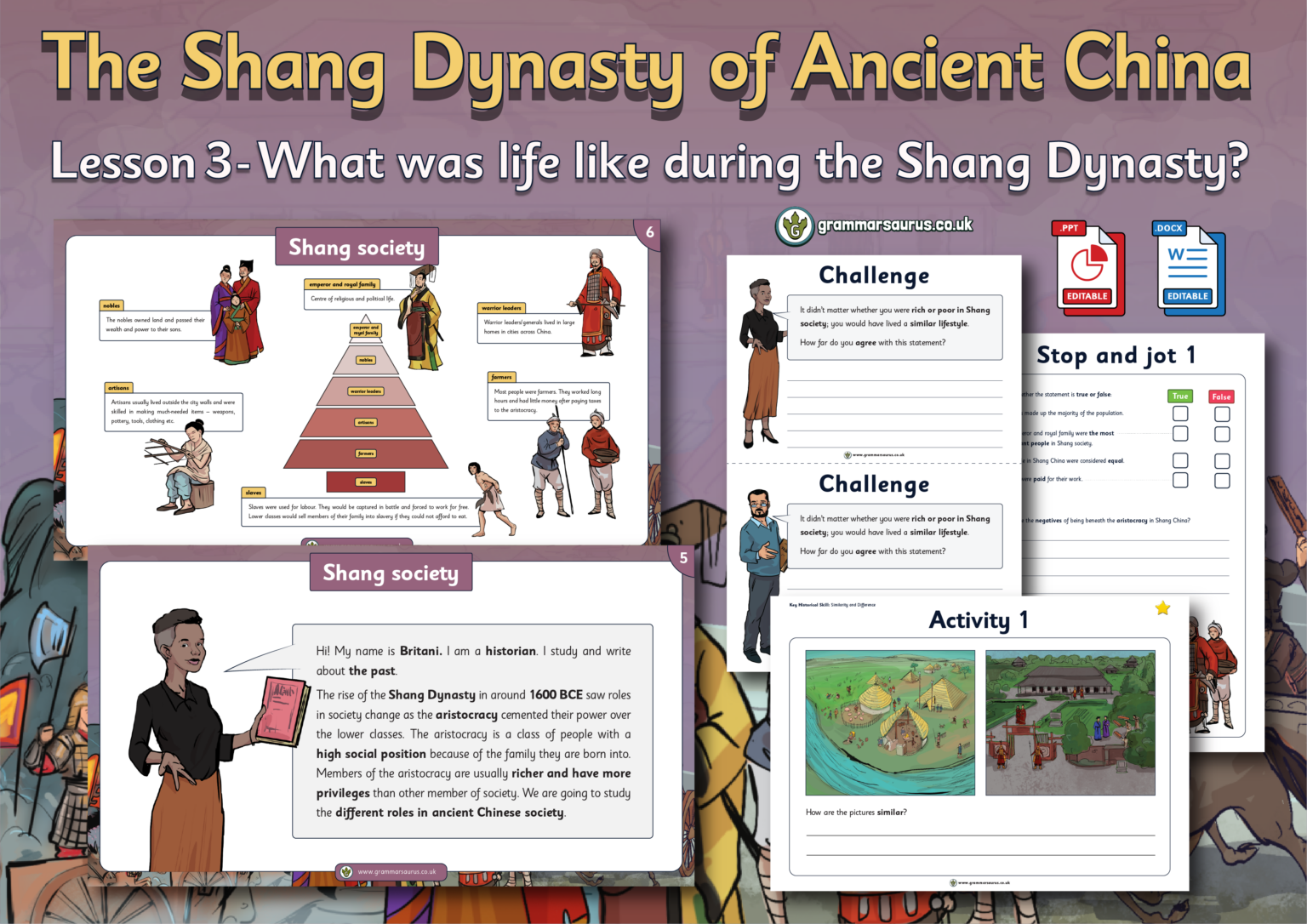 Year 3 Shang Dynasty - What was life like during the Shang Dynasty ...