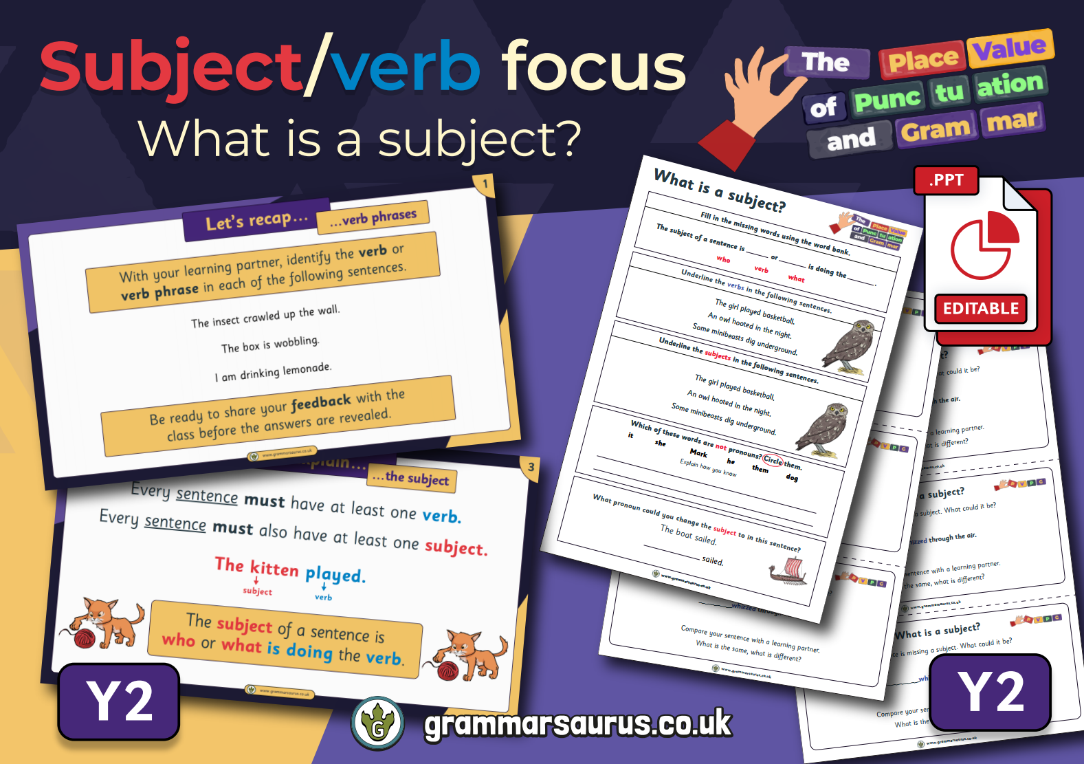 website ad - Grammarsaurus