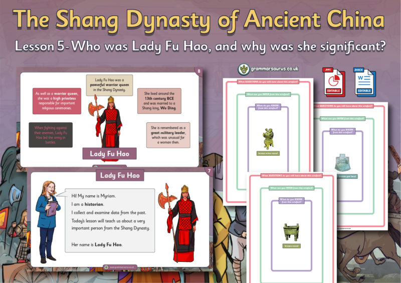 Year 3 Shang Dynasty - Who was Lady Fu Hao, and why was she significant ...