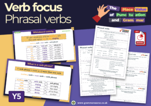 Year 5 The Place Value of Punctuation and Grammar – Verb focus ...