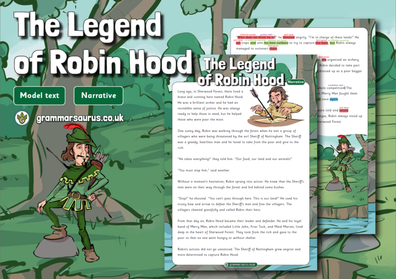 Y2 Narrative - Stories - Grammarsaurus