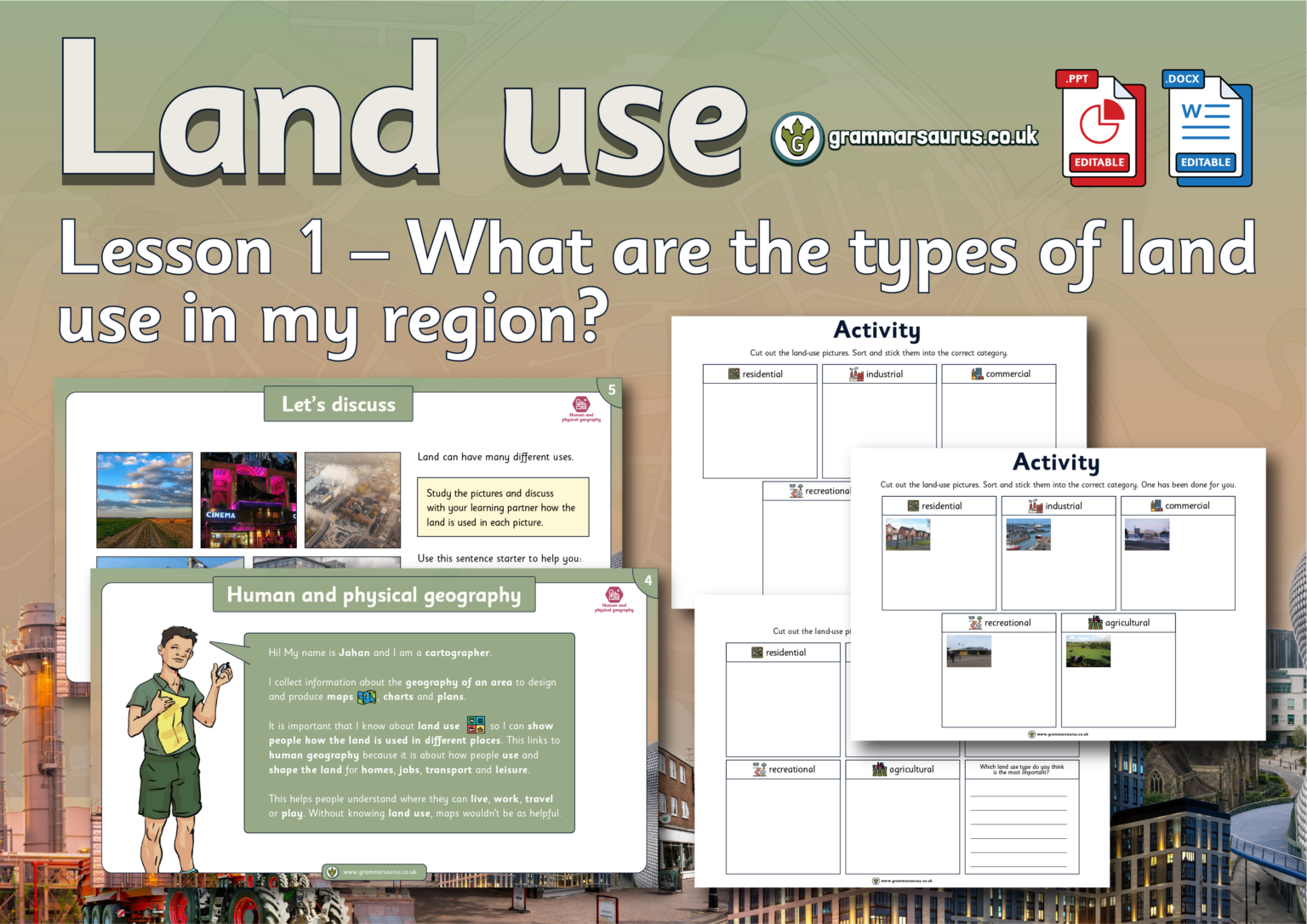 Year 3 Geography – Land Use (Fieldwork unit) - What are the types of ...