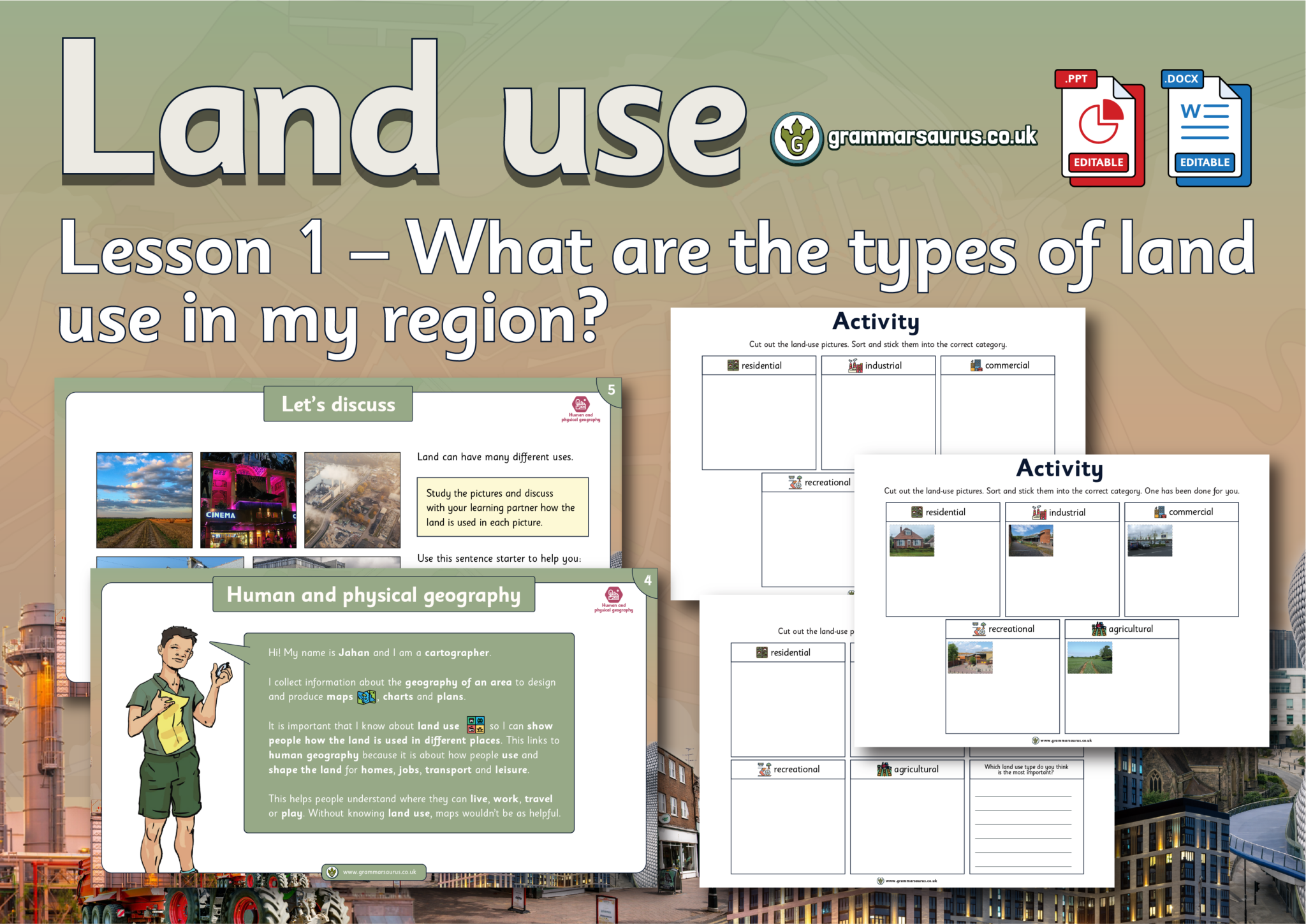Year 3 Geography – Land Use (Fieldwork unit) - What are the types of ...