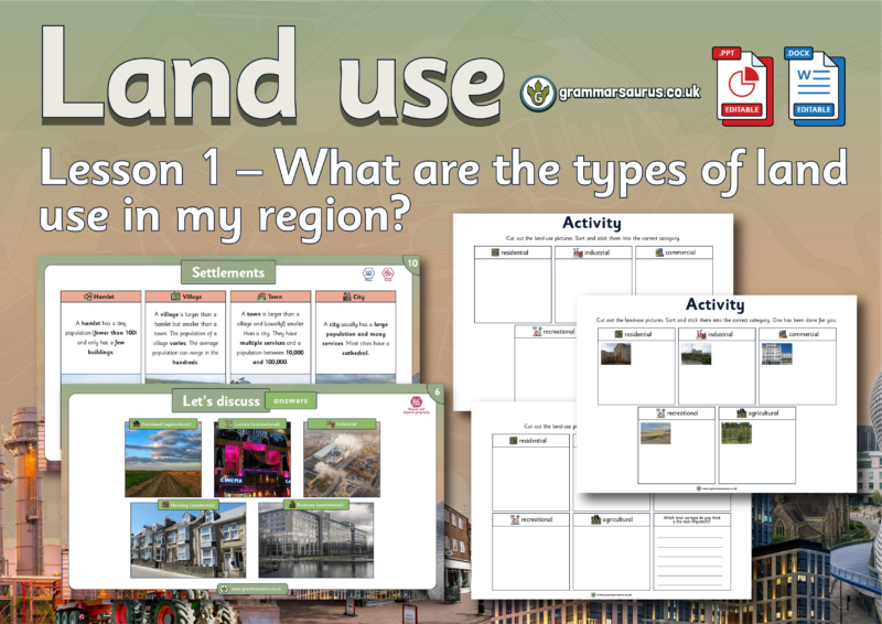 Year 3 Geography – Land Use (Fieldwork unit) - What are the types of ...