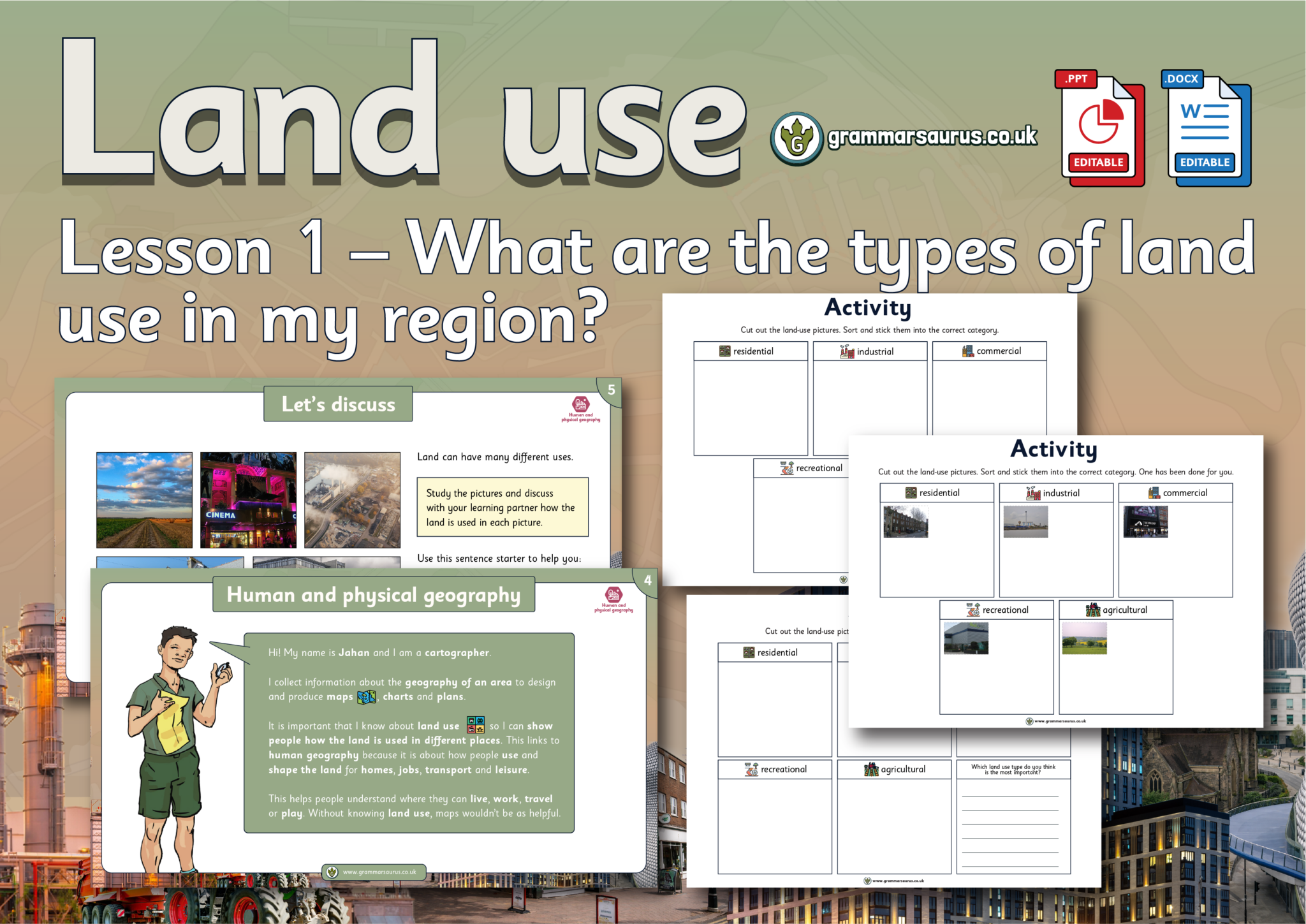 Year 3 Geography – Land Use (Fieldwork unit) - What are the types of ...