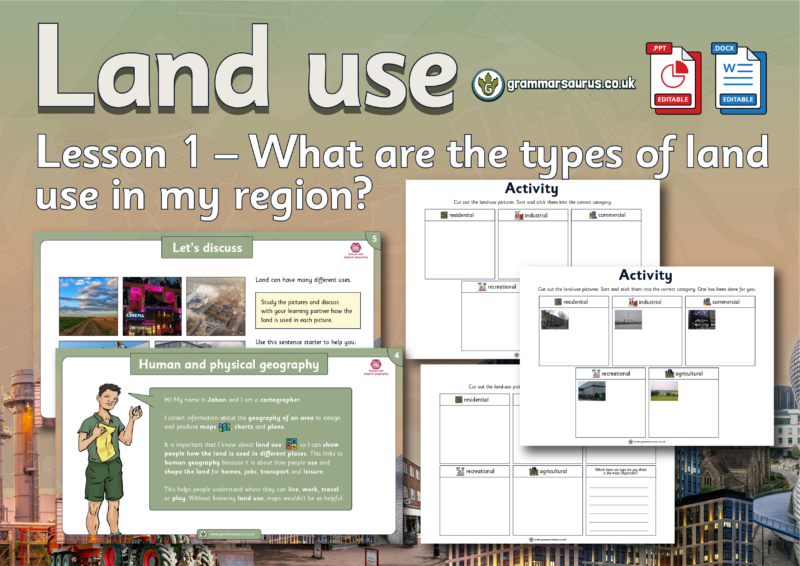 Year 3 Geography – Land Use (Fieldwork unit) - What are the types of ...