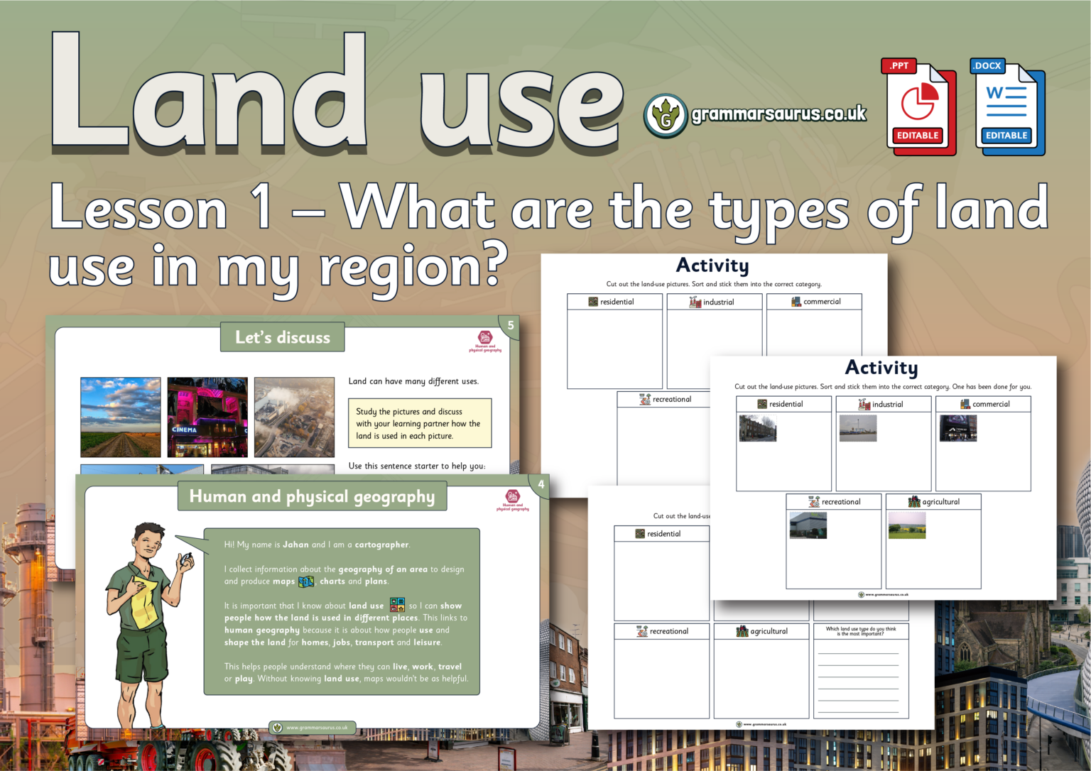 Year 3 Geography – Land Use (Fieldwork unit) - What are the types of ...