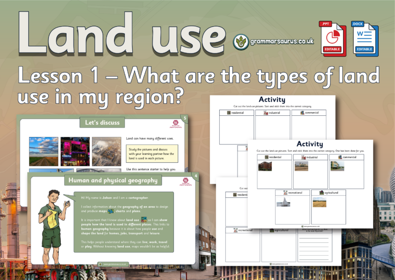 Year 3 Geography – Land Use (Fieldwork unit) – What are the types of ...