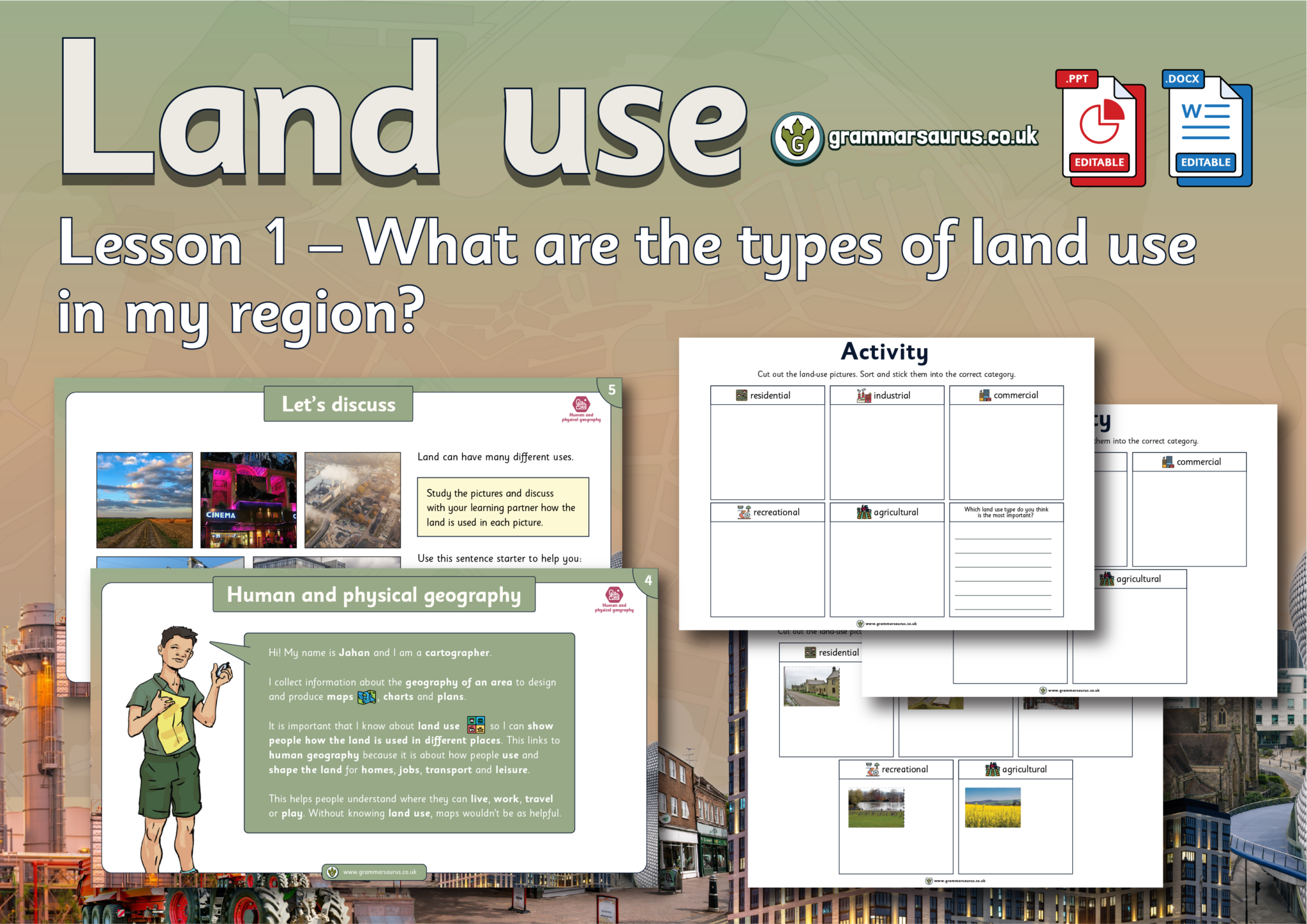Year 3 Geography – Land Use (Fieldwork unit) – What are the types of ...