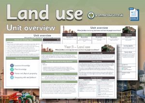 Year 3 Geography – Land use (Fieldwork unit) - Unit overview ...