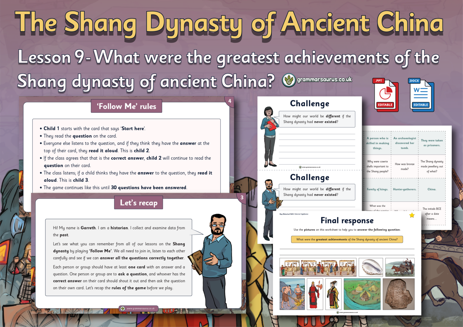 Year 3 Shang Dynasty - What were the greatest achievements of the Shang ...