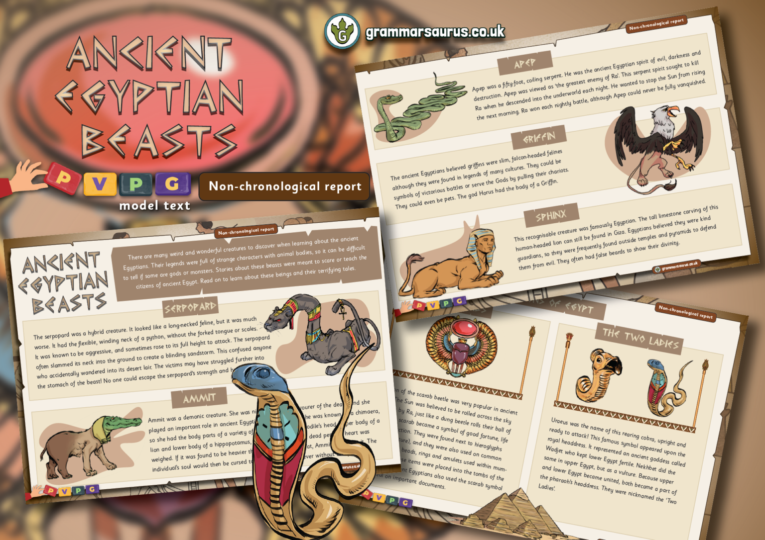 Year 5 PVPG Model Text – Non-chronological report – Ancient Egyptian ...
